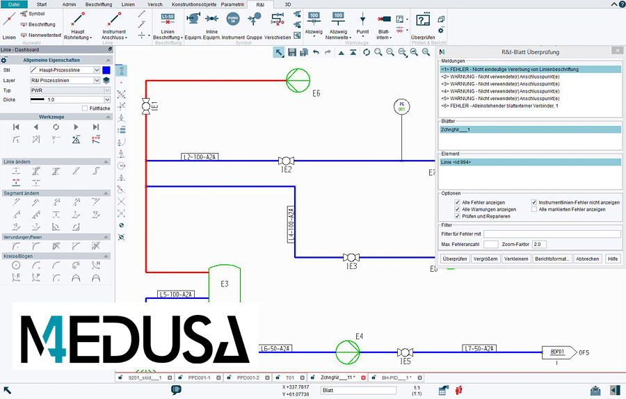 P&ID Software for 3D Plant Design | P&ID | M4 PLANT
