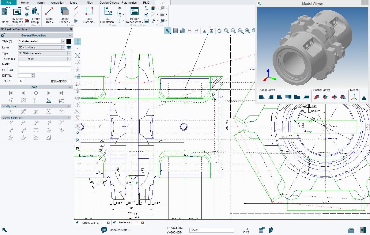 3D Modelling with the cad software | M4 DRAFTING