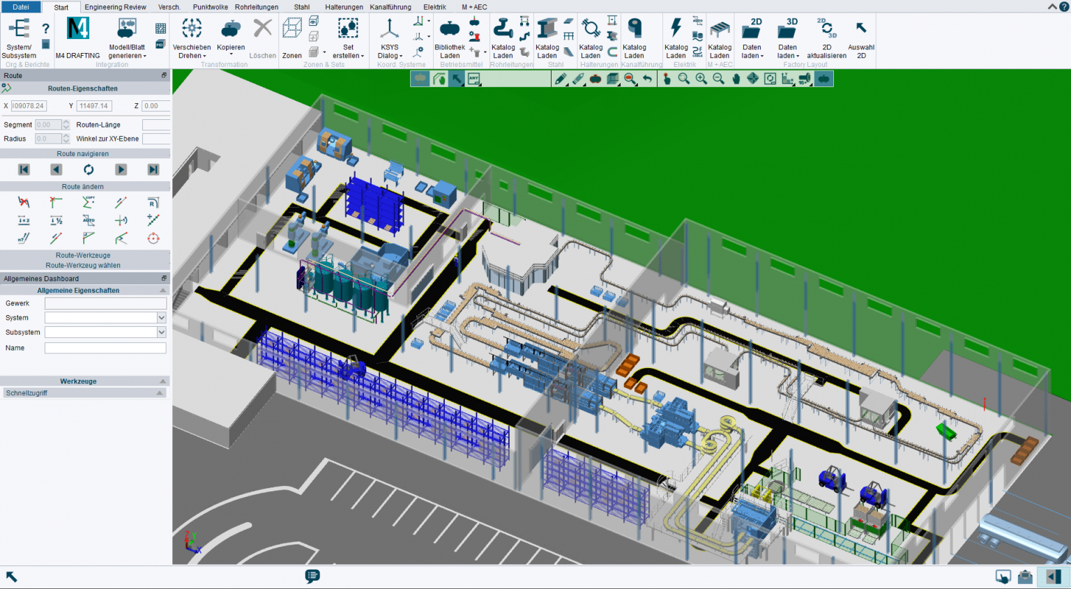 Factory Layout & Plant Design 3D Software | M4 PLANT
