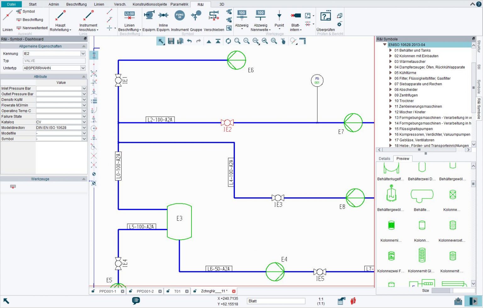 P&ID Software Module for 2D CAD | M4 P&ID