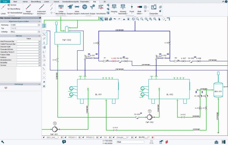 P&ID Software Module for 2D CAD | M4 P&ID