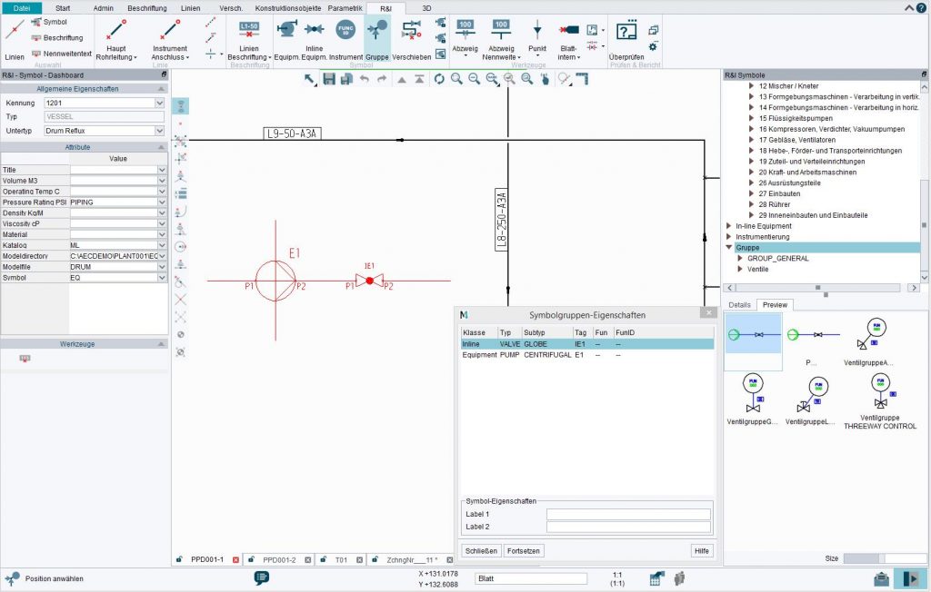 P&ID Software Module for 2D CAD | M4 P&ID